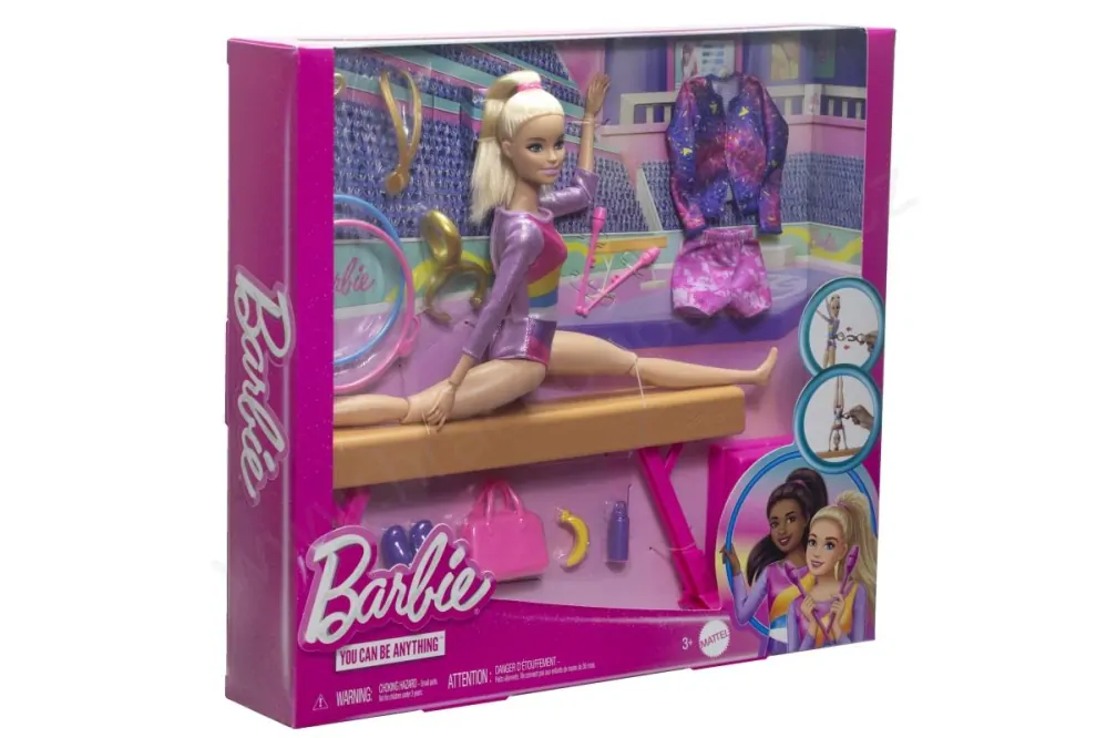 Barbie Gymnastka na kladině HRG52 | HRAČKOOBCHOD